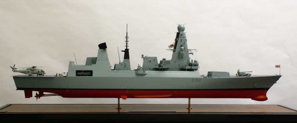Ship model – HMS Daring - Model Makers Bristol / Amalgam Model Making