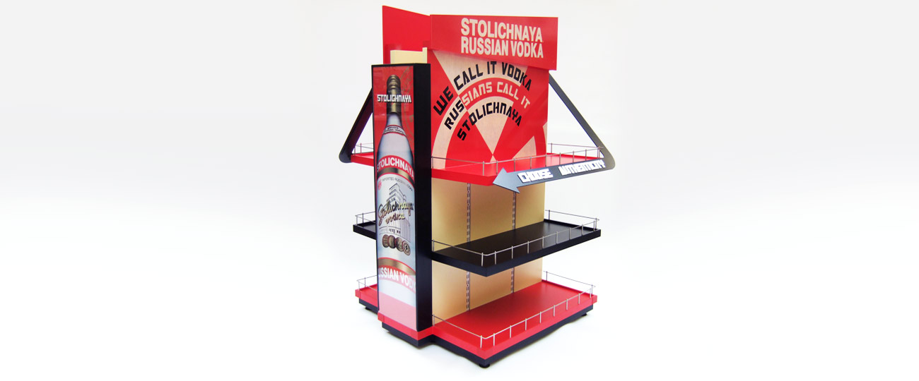 Point of Sale Display for Stolichnaya Vodka - Model Makers Bristol ...