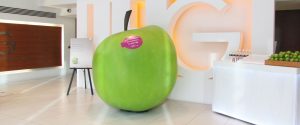 JWT Giant Apple - Model Makers Bristol / Amalgam Model Making