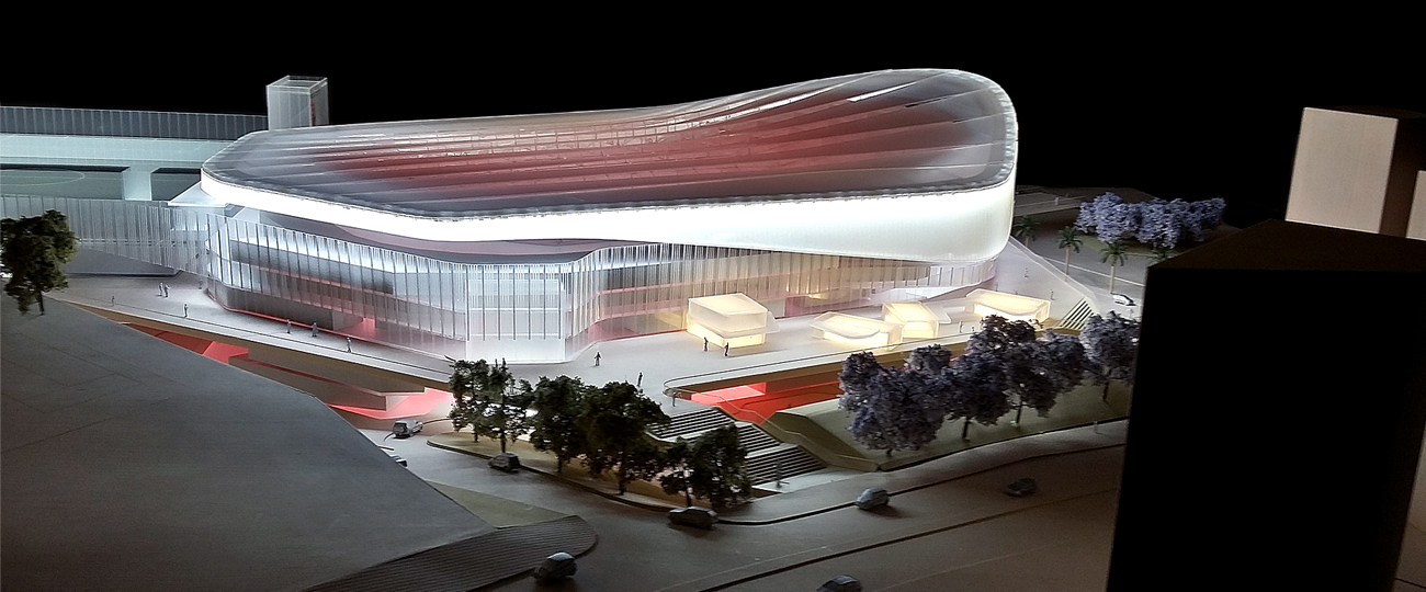 Barcelona Sports Arena – Model Makers Bristol / Amalgam Model Making