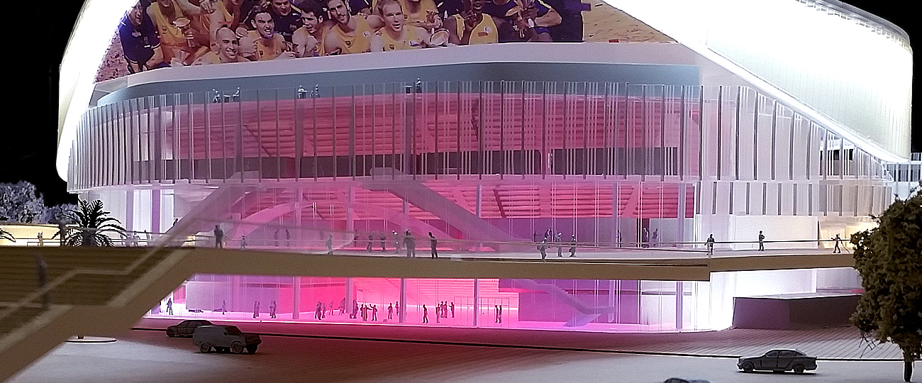 Barcelona Sports Arena – Model Makers Bristol / Amalgam Model Making