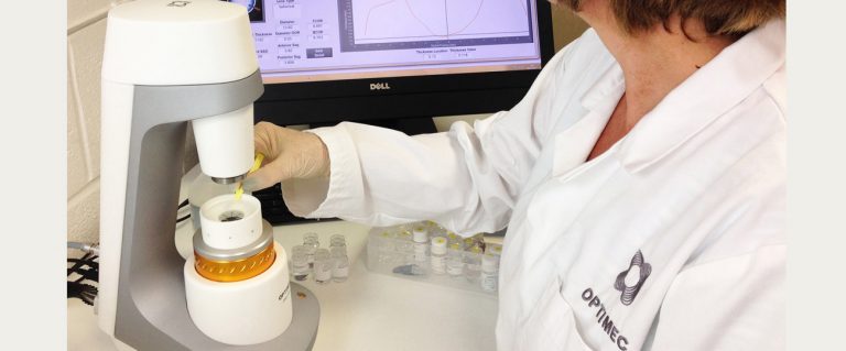 Pre-production prototype for Optimec’s latest contact lens measuring ...